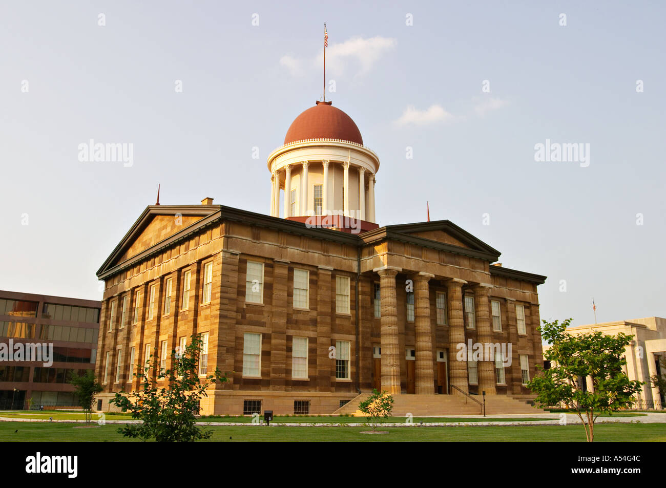 ILLINOIS Springfield Old State Capitol statehouse from 1839 to 1876 ...