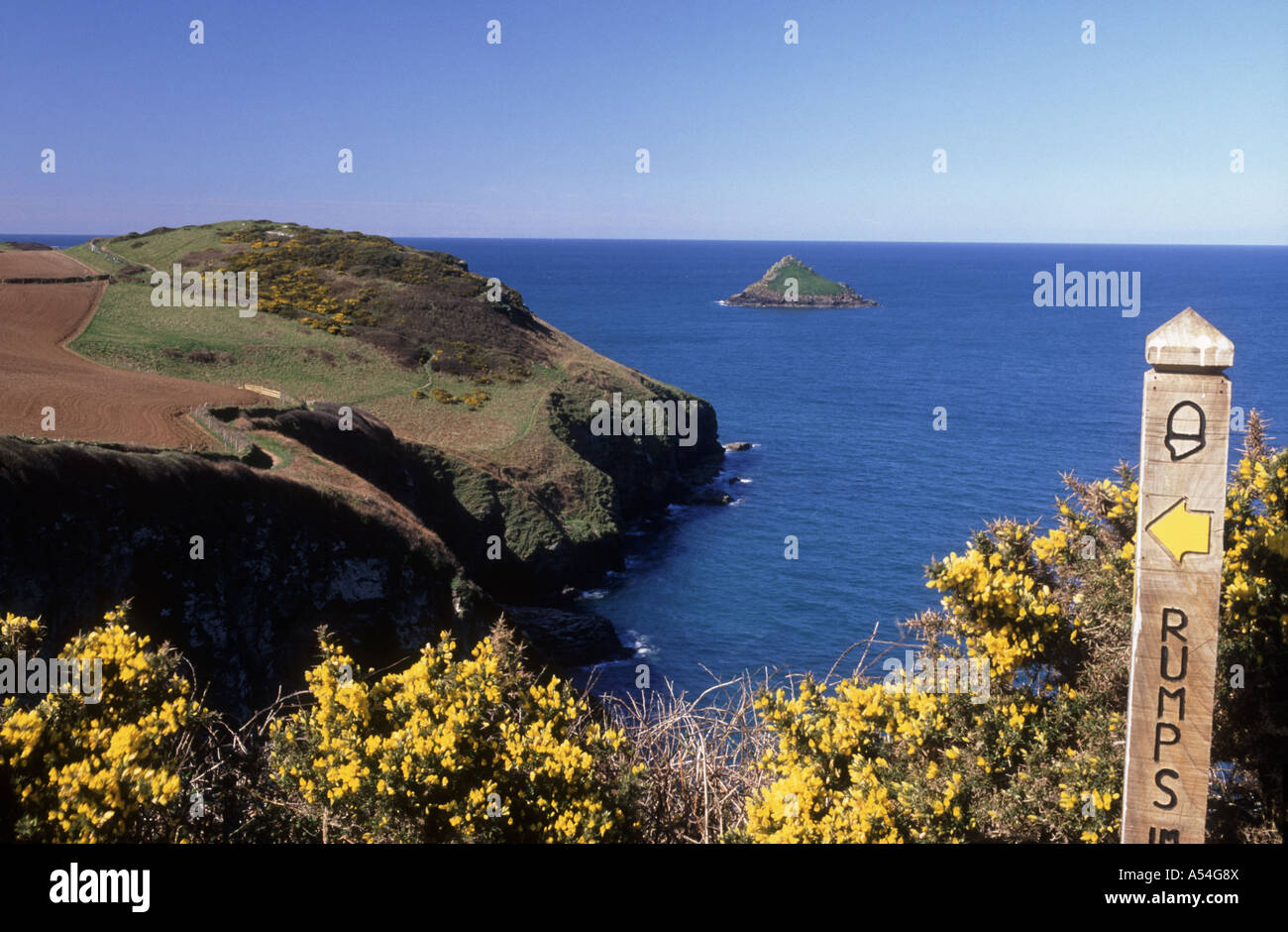 Rumps Point North Cornwall Stock Photo - Alamy