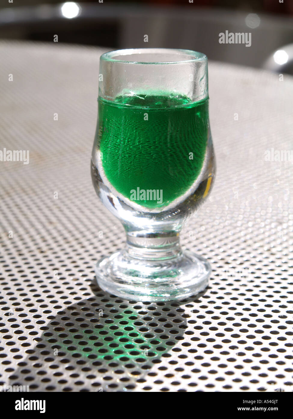 eucalyptus schnapps, liqour Stock Photo - Alamy