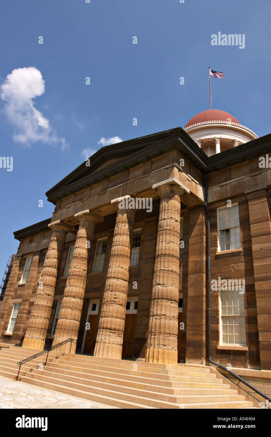 ILLINOIS Springfield Old State Capitol statehouse from 1839 to 1876 ...
