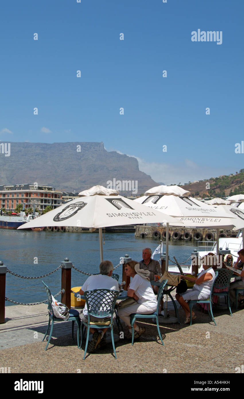 Waterside restaurant bar cafe. Cape Town South Africa.Table Mountain ...