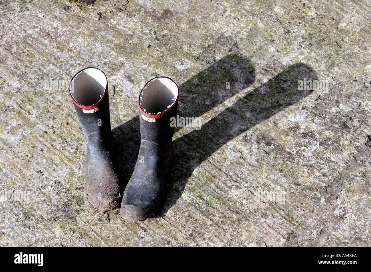 Pair of wellies Stock Photo - Alamy