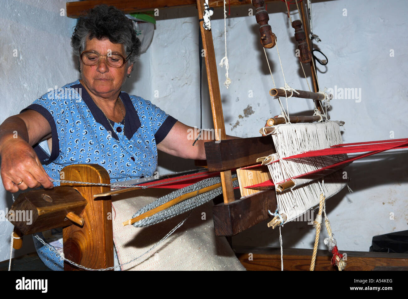 Greek Woman Weaving High Resolution Stock Photography and Images - Alamy