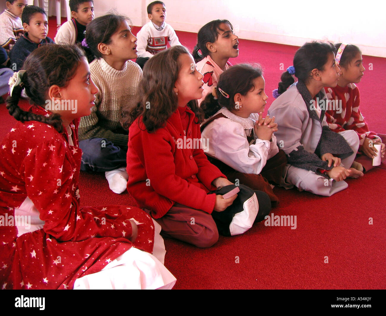 Painet ip1569 8018 egypt children coptic orthodox christian elkarma ...