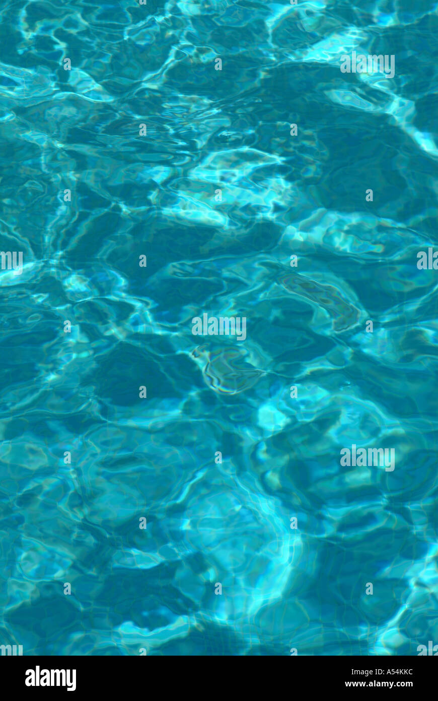 Swimming pool blue reflections and ripples Stock Photo - Alamy