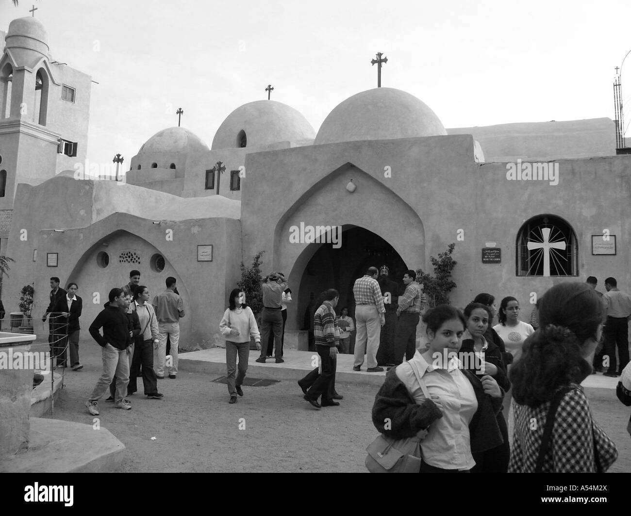 Egypt wadi natrun coptic monastery hi-res stock photography and images ...