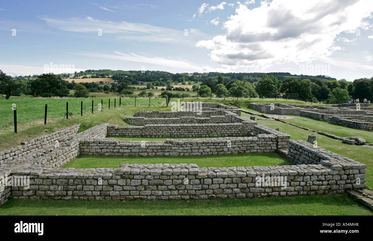Roman fort chesters hi-res stock photography and images - Alamy