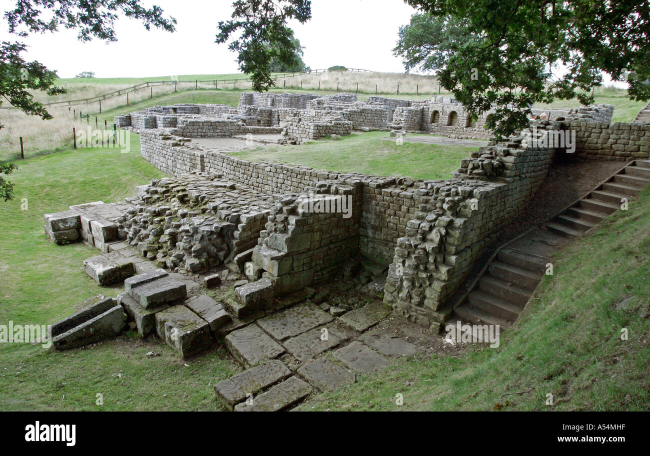Bath house chesters roman fort hi-res stock photography and images - Alamy