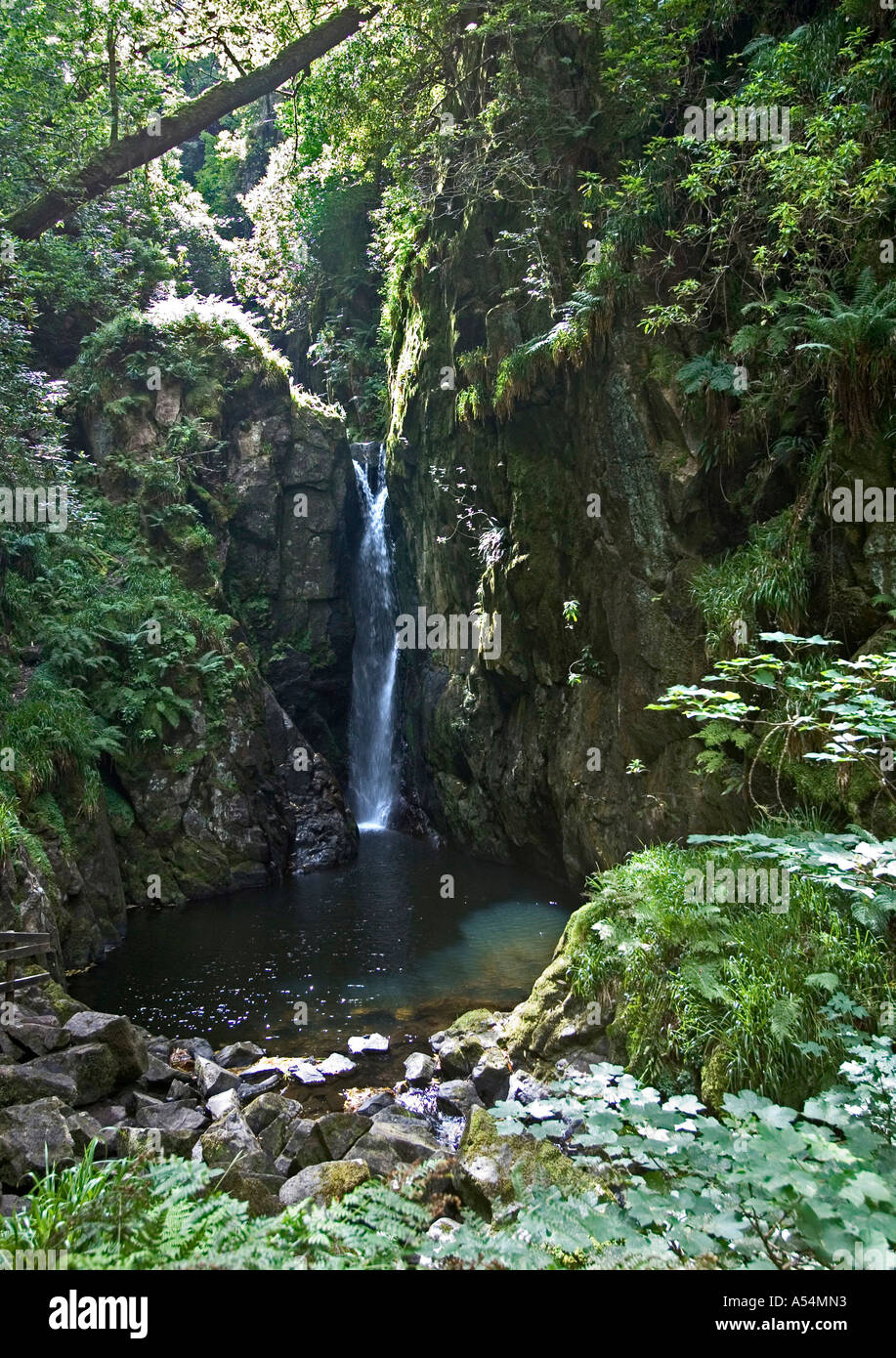 Stanley ghyll waterfall lake district hi-res stock photography and ...