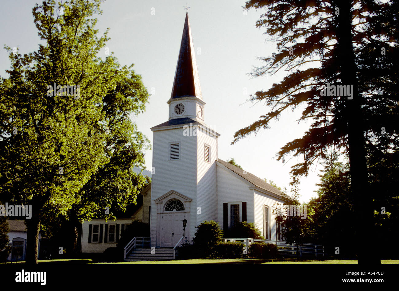 Church Keene Valley New York State USA Stock Photo - Alamy