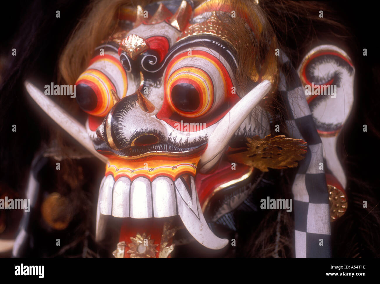 Balinese Barong mask on the island of Bali in Indonesia Southeast Asia ...