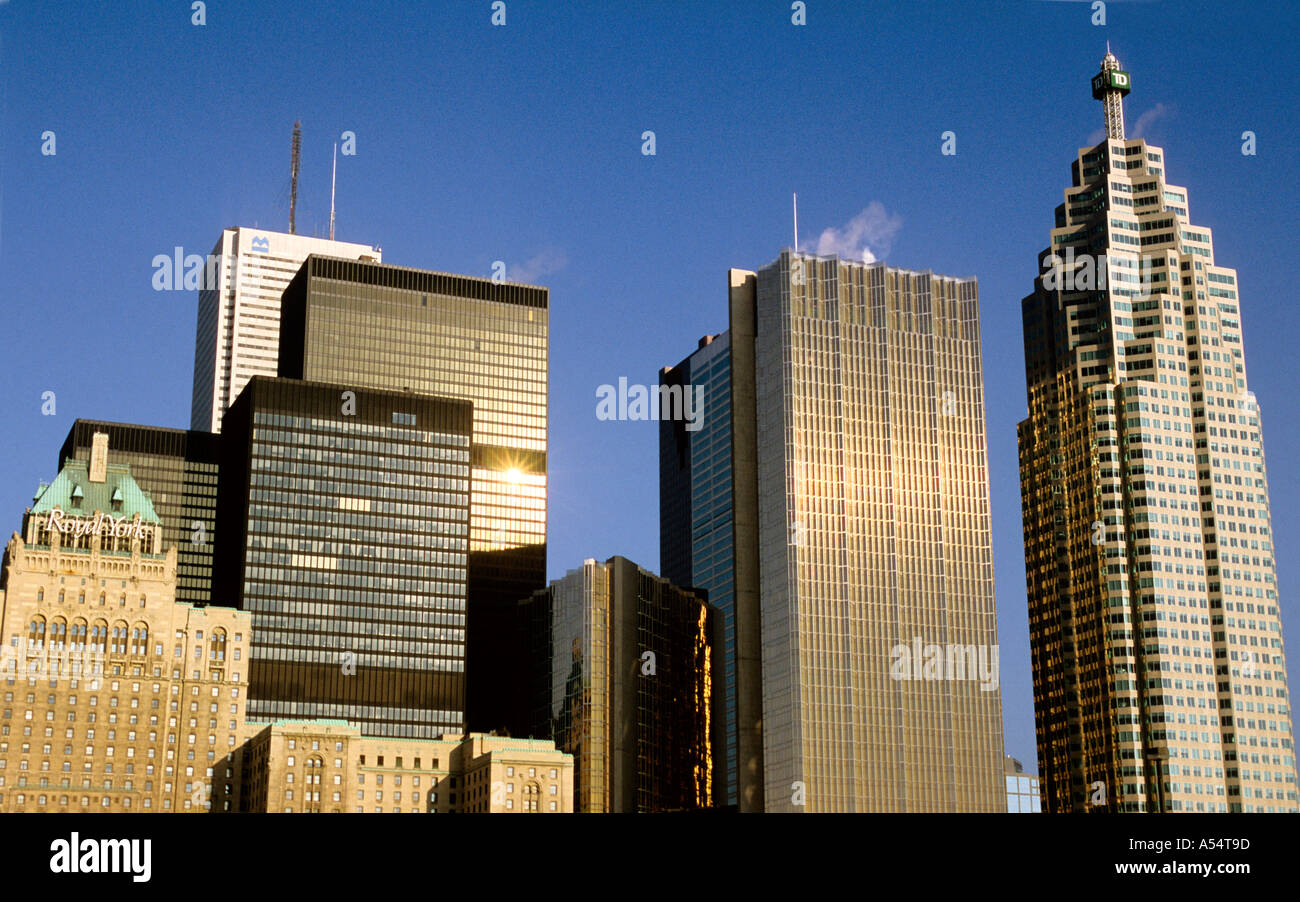 Toronto Skyscrapers Canada Stock Photo - Alamy