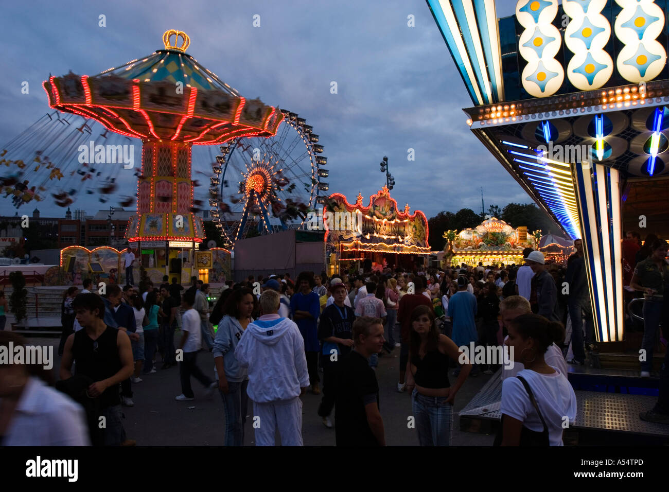 Kiliani festival Würzburg Wuerzburg Franconia Bavaria Germany Stock ...