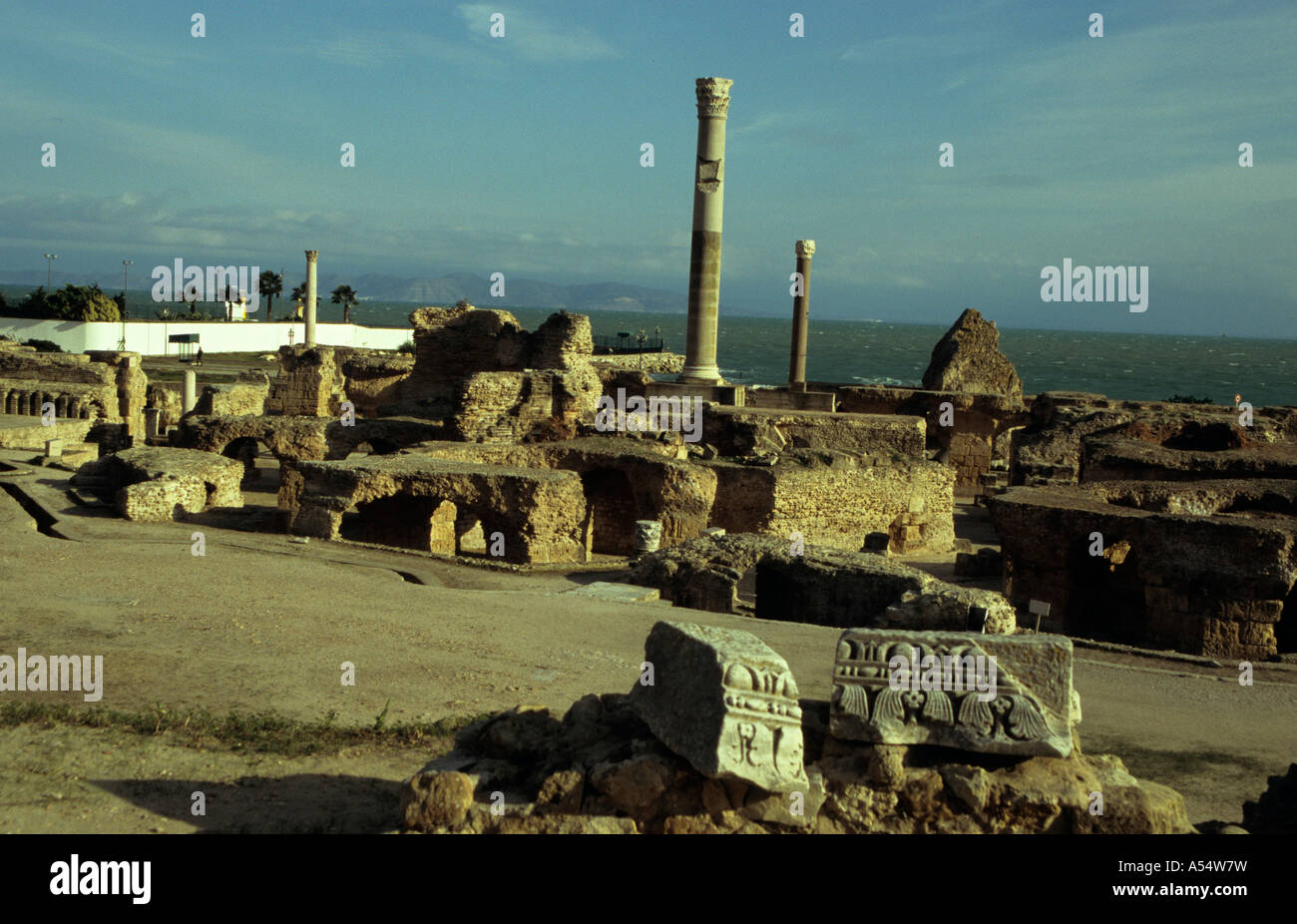 The ancient city of Carthage on the coast of Tunisia Stock Photo - Alamy