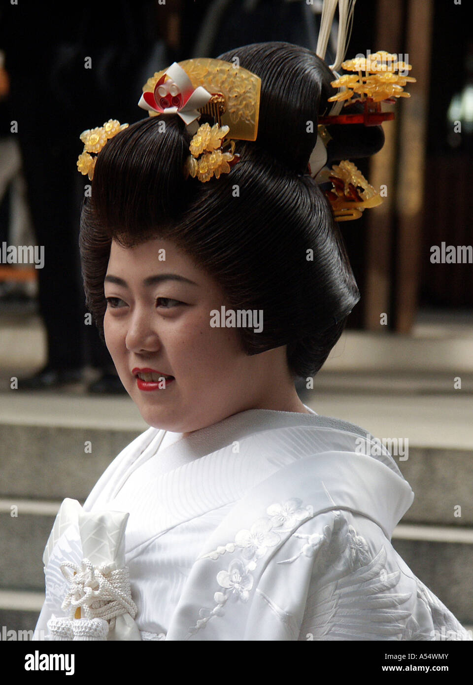 Painet ip2033 japan bride meiji shrine tokyo 2003 country developing ...