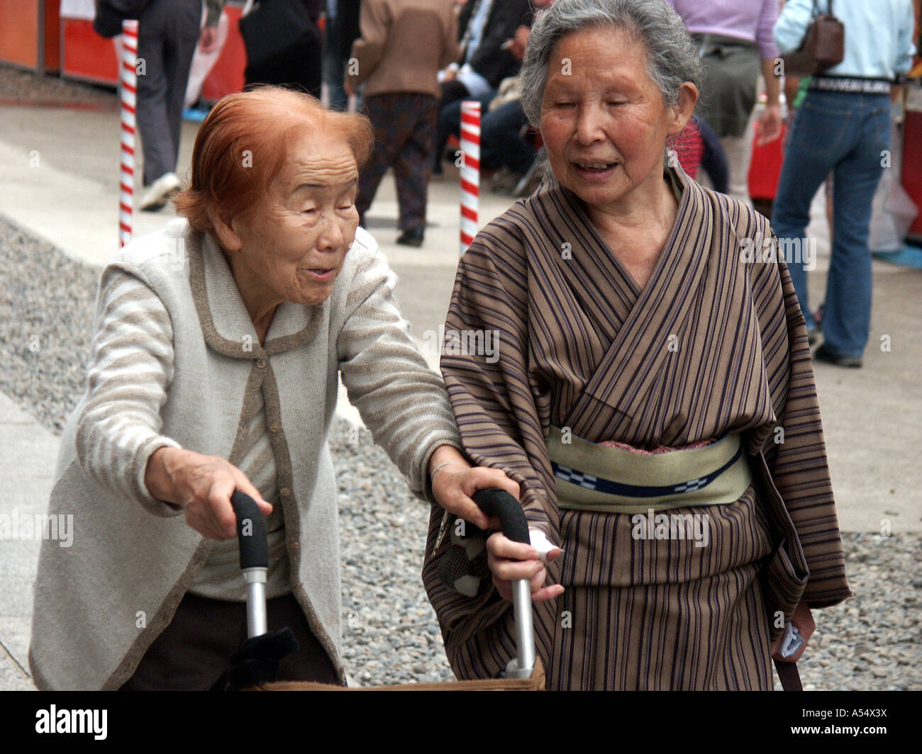 Elderly women japan hi-res stock photography and images - Alamy
