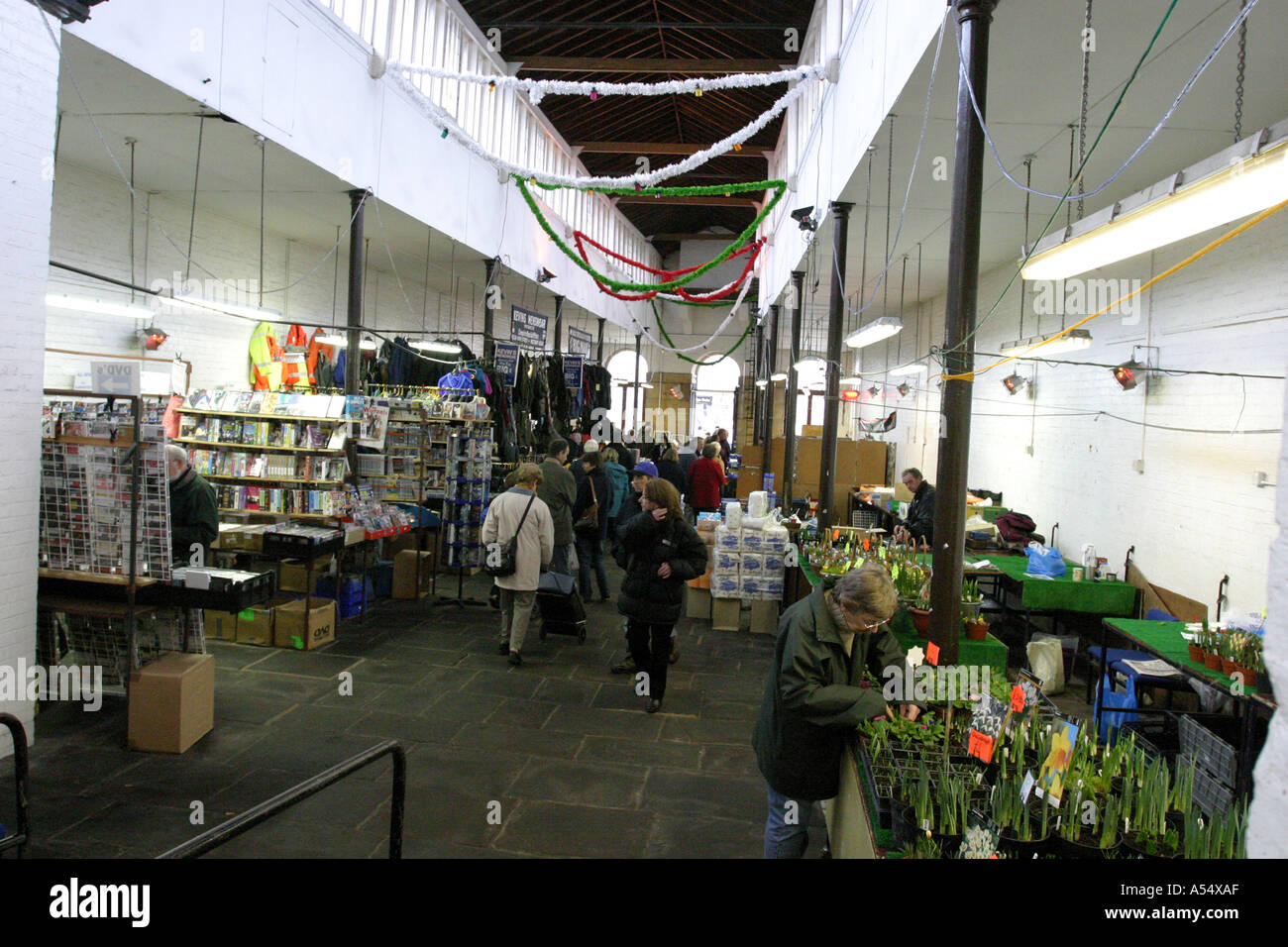 Devizes indoor market Stock Photo - Alamy