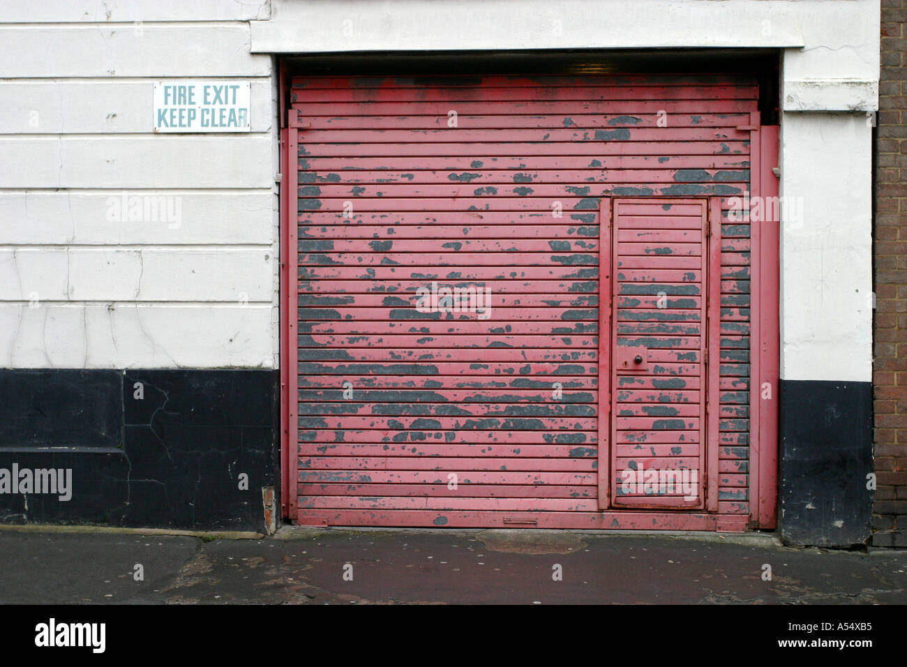 Door and shop shutters Stock Photo - Alamy