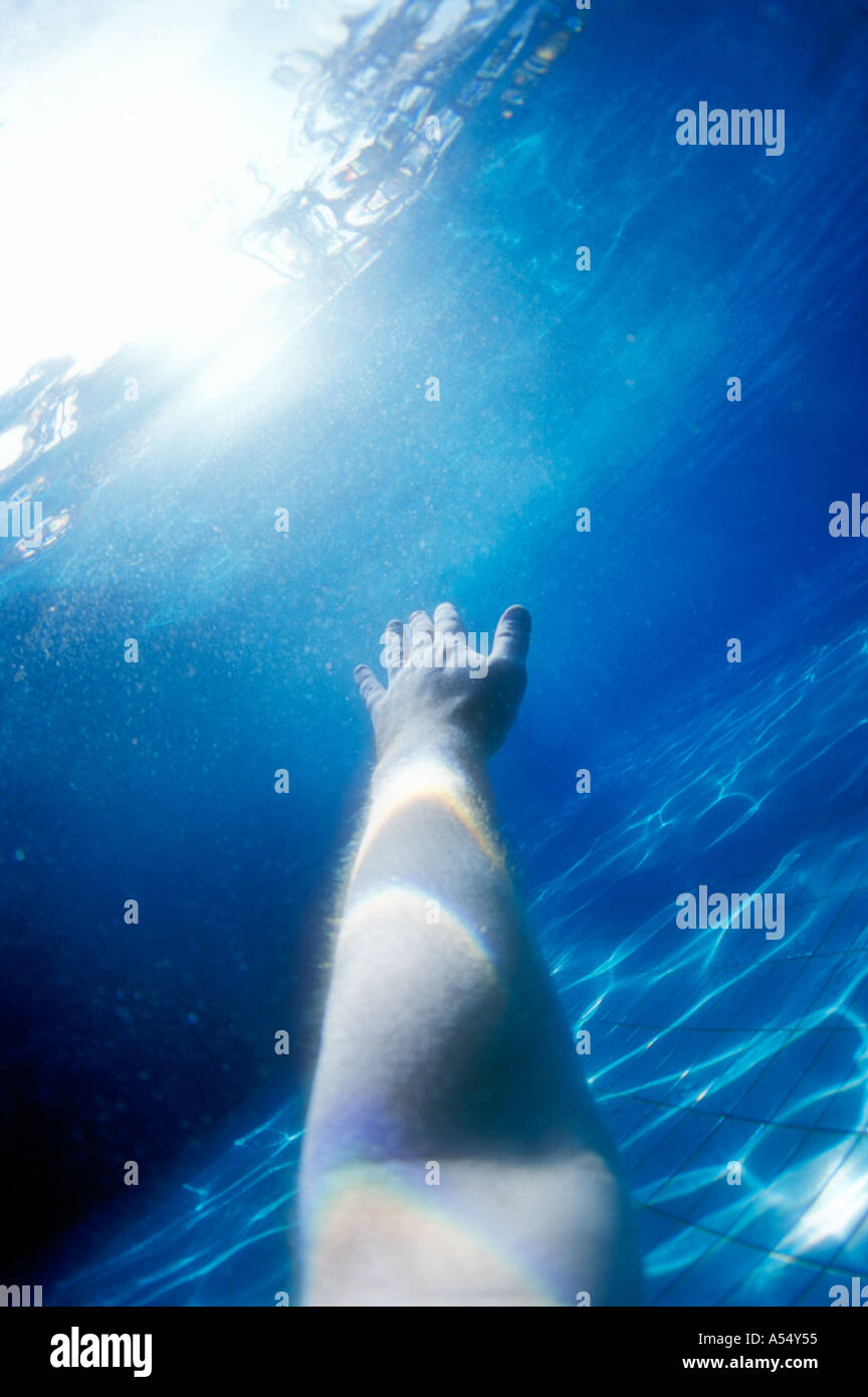 Pointing underwater hi-res stock photography and images - Alamy