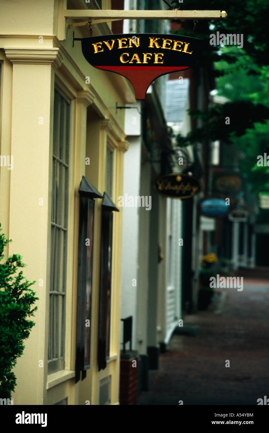 Main Street signage Nantucket MA Stock Photo - Alamy