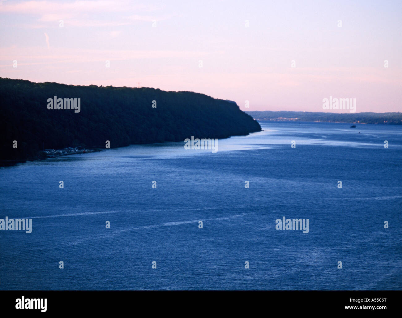 Hudson River and Palisades, NJ Stock Photo - Alamy