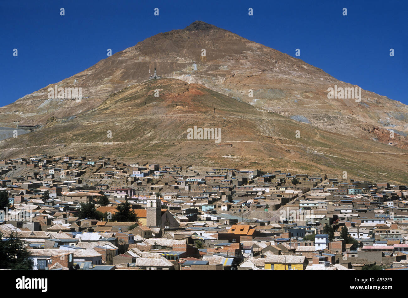 Panorama of Potosi and Cerro Rico, Bolivia Stock Photo - Alamy