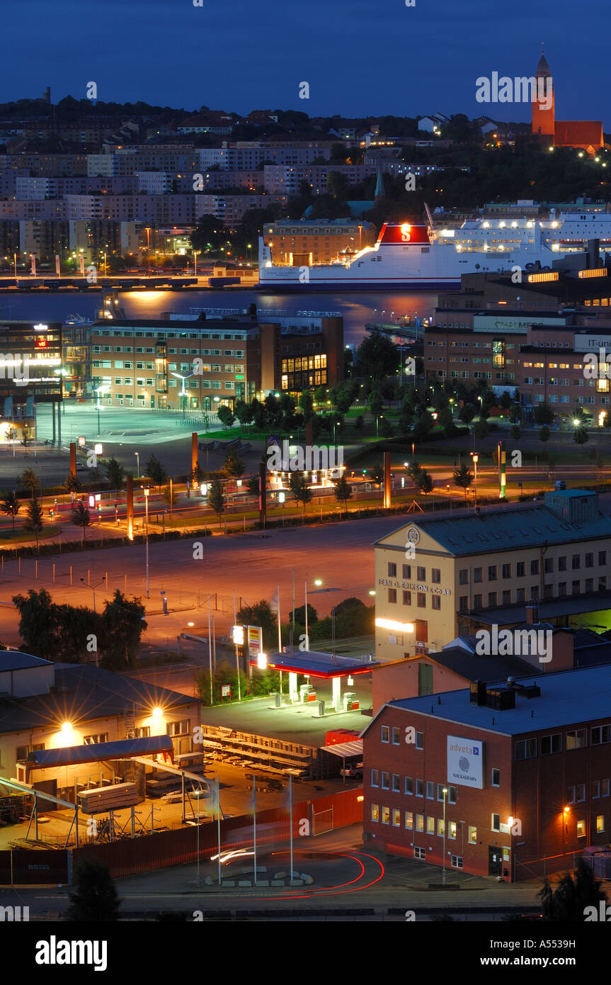 Gothenburg by night Stock Photo - Alamy
