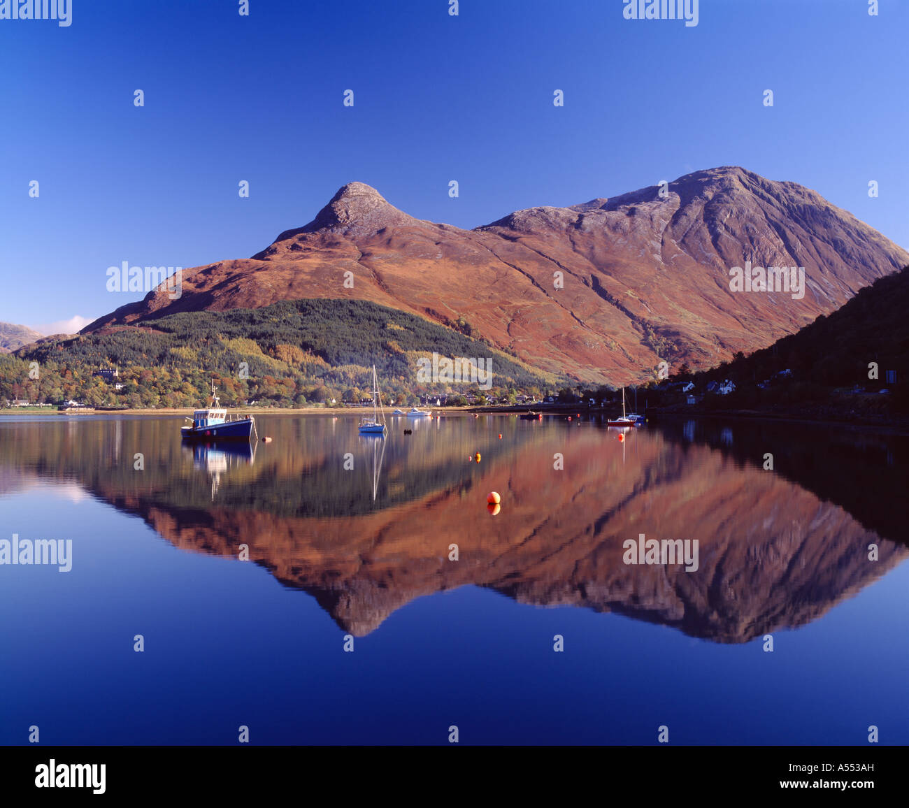 Loch Leven and the Pap of Glencoe, Lochaber, Highland, Scotland, UK ...