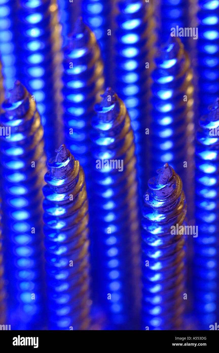 Close up of Screws Stock Photo - Alamy
