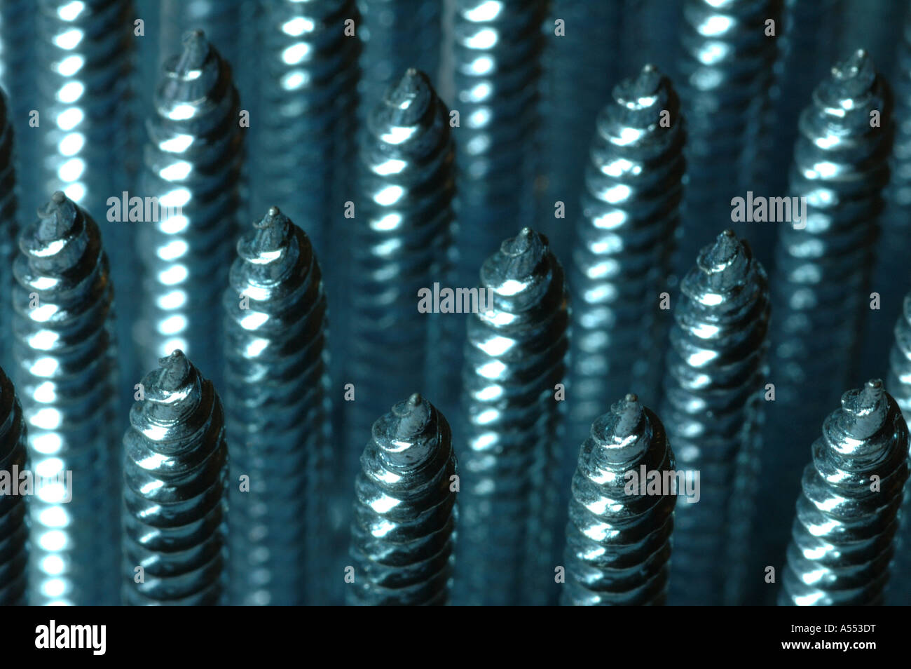 Close up of screws Stock Photo - Alamy