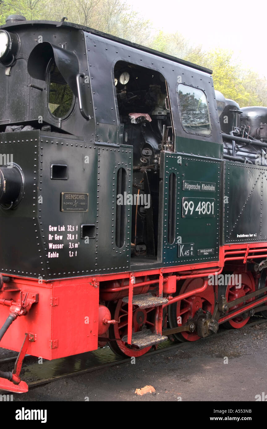 island Rügen Ruegen Mecklenburg Vorpommern Germany narrow gauge railway ...