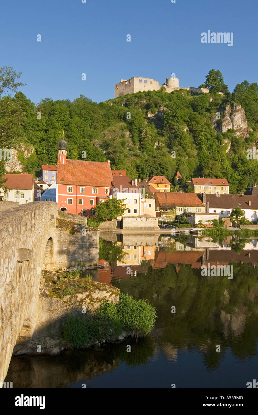 Kallmünz Kallmuenz at the confluence of the rivers Naab and Vils Upper ...