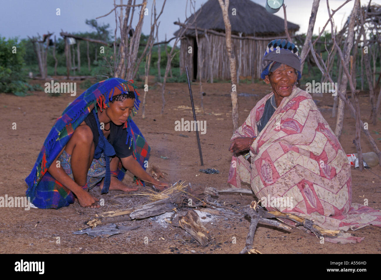 Bushman making fire hi-res stock photography and images - Alamy