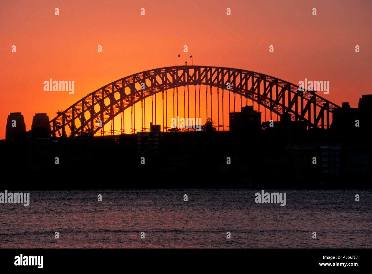 Harbour Bridge at sunset Sydney Australia Stock Photo - Alamy