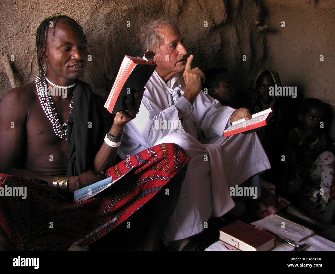 Painet ip2613 tanzania watatulu tribals catholic mass father dan ohman ...