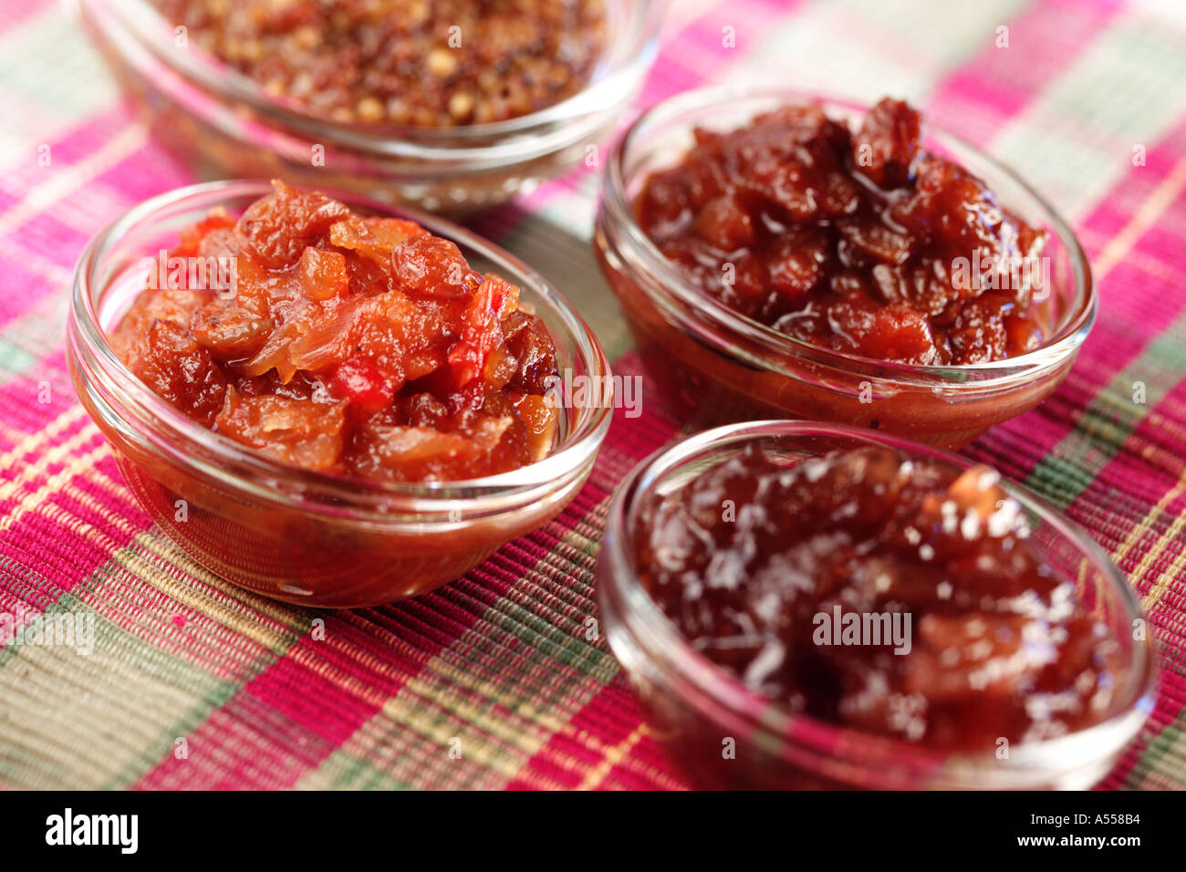 Spicy chutneys hi-res stock photography and images - Alamy