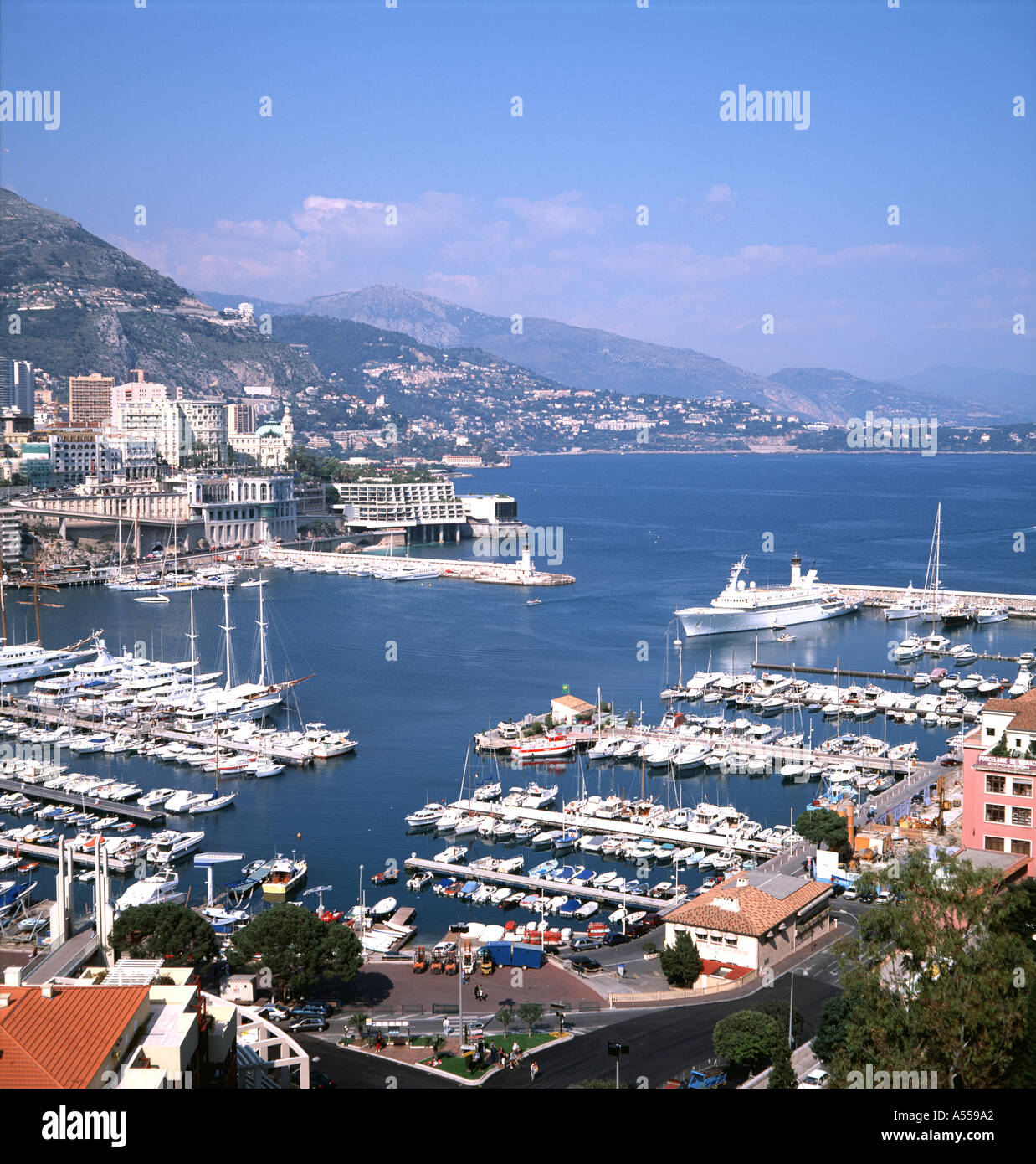The harbour at Monaco Monte Carlo Stock Photo - Alamy