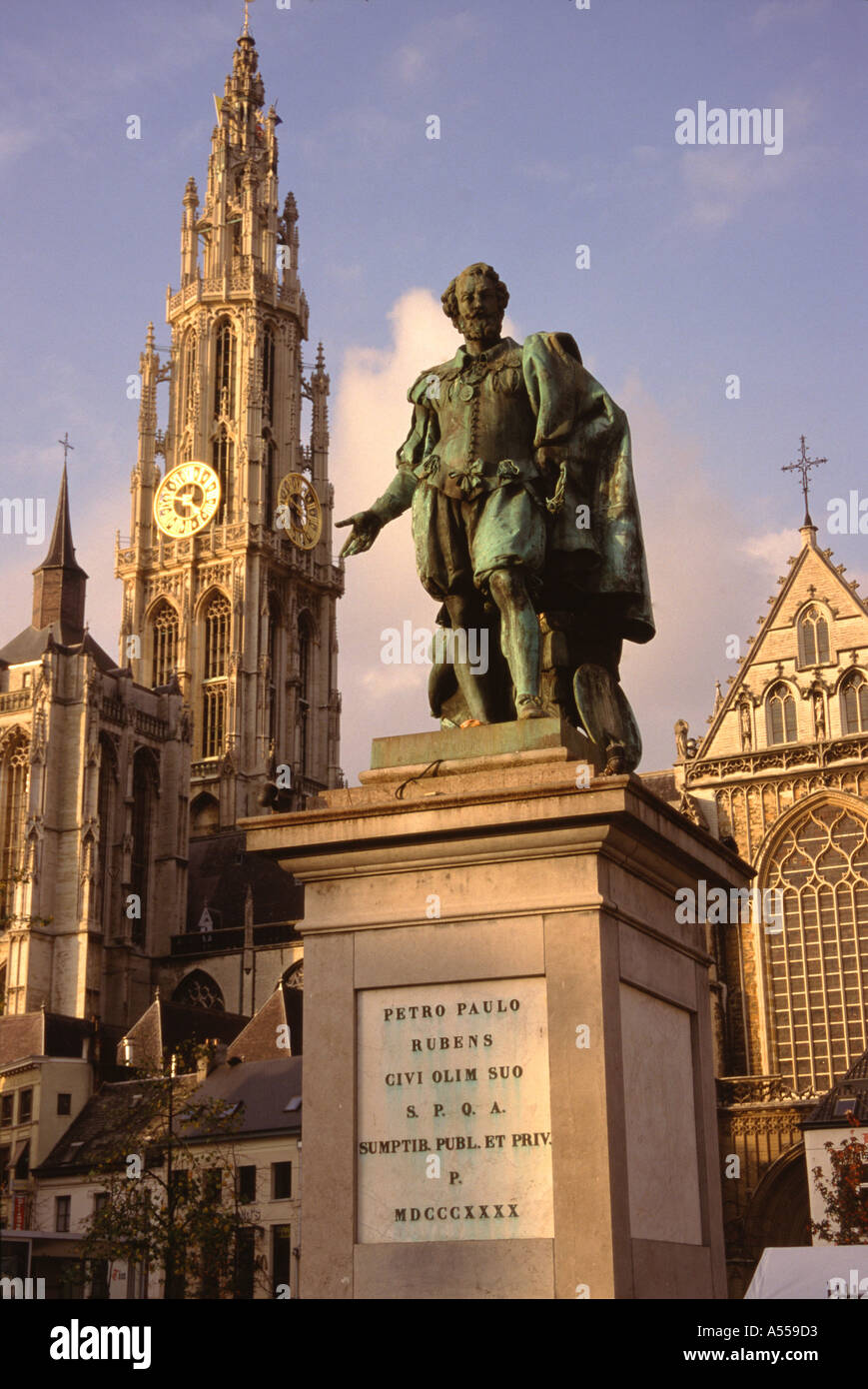 Statue of Pieter Paul Rubens Antwerp Stock Photo - Alamy
