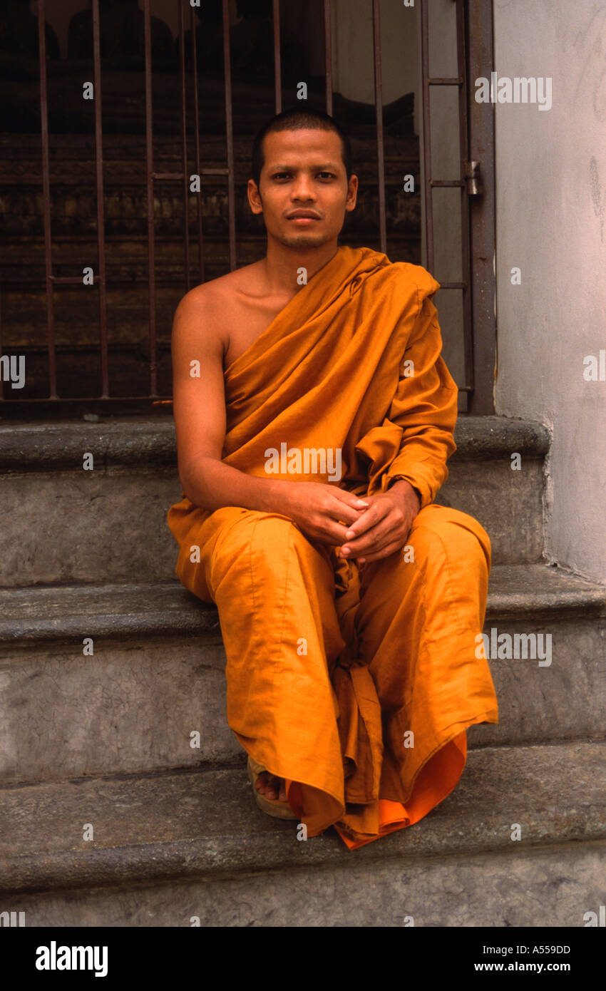 Buddhist Monk in Thailand Stock Photo - Alamy
