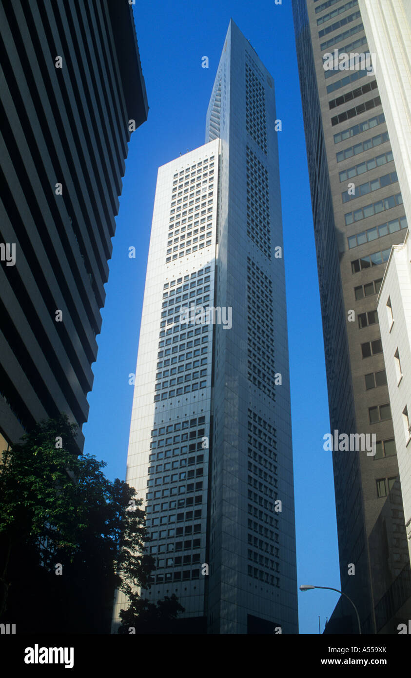 skyscrapers, Raffles Place, Singapore Stock Photo - Alamy