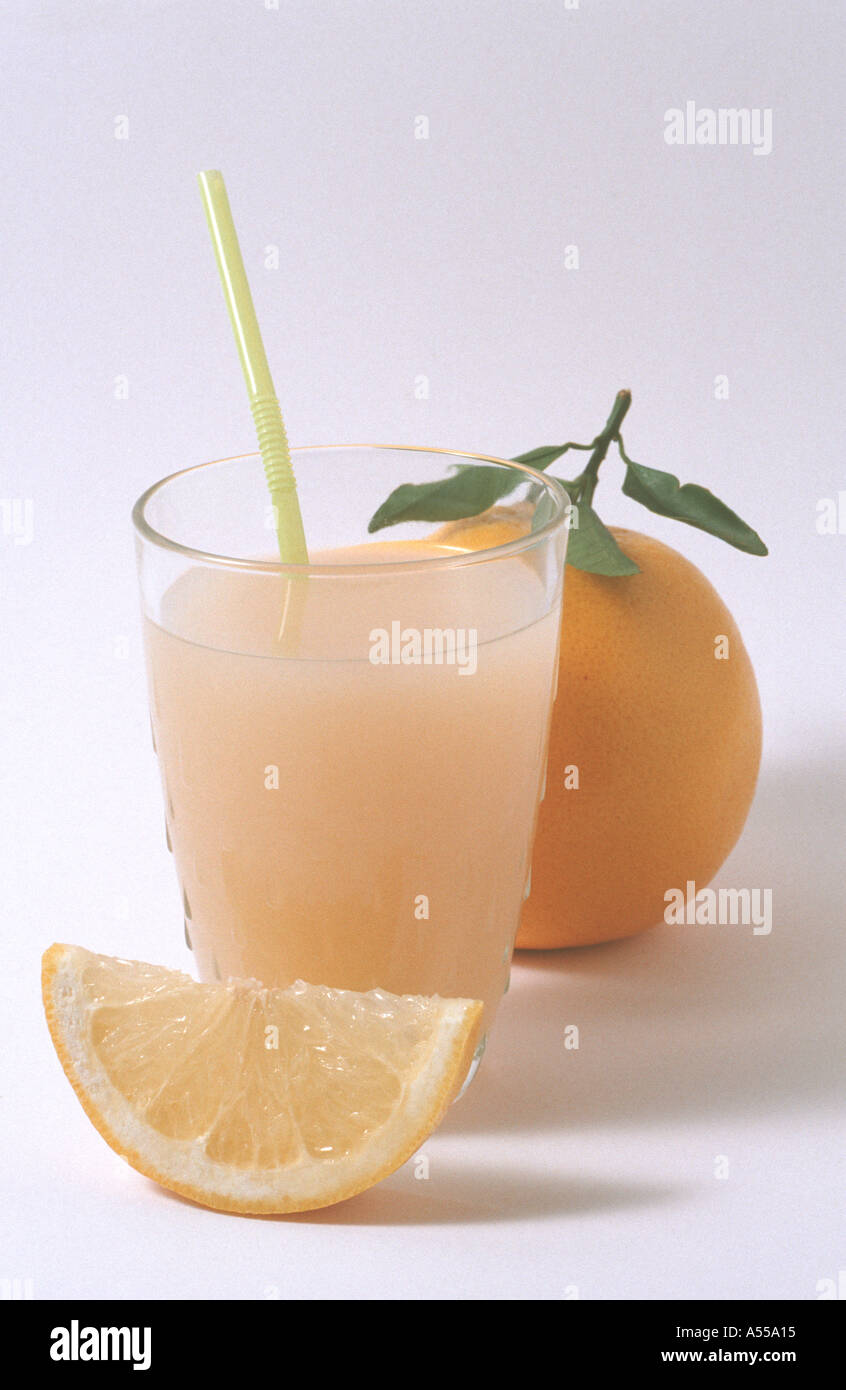 Fresh grapefruit juice on Cut Out Stock Images & Pictures - Alamy