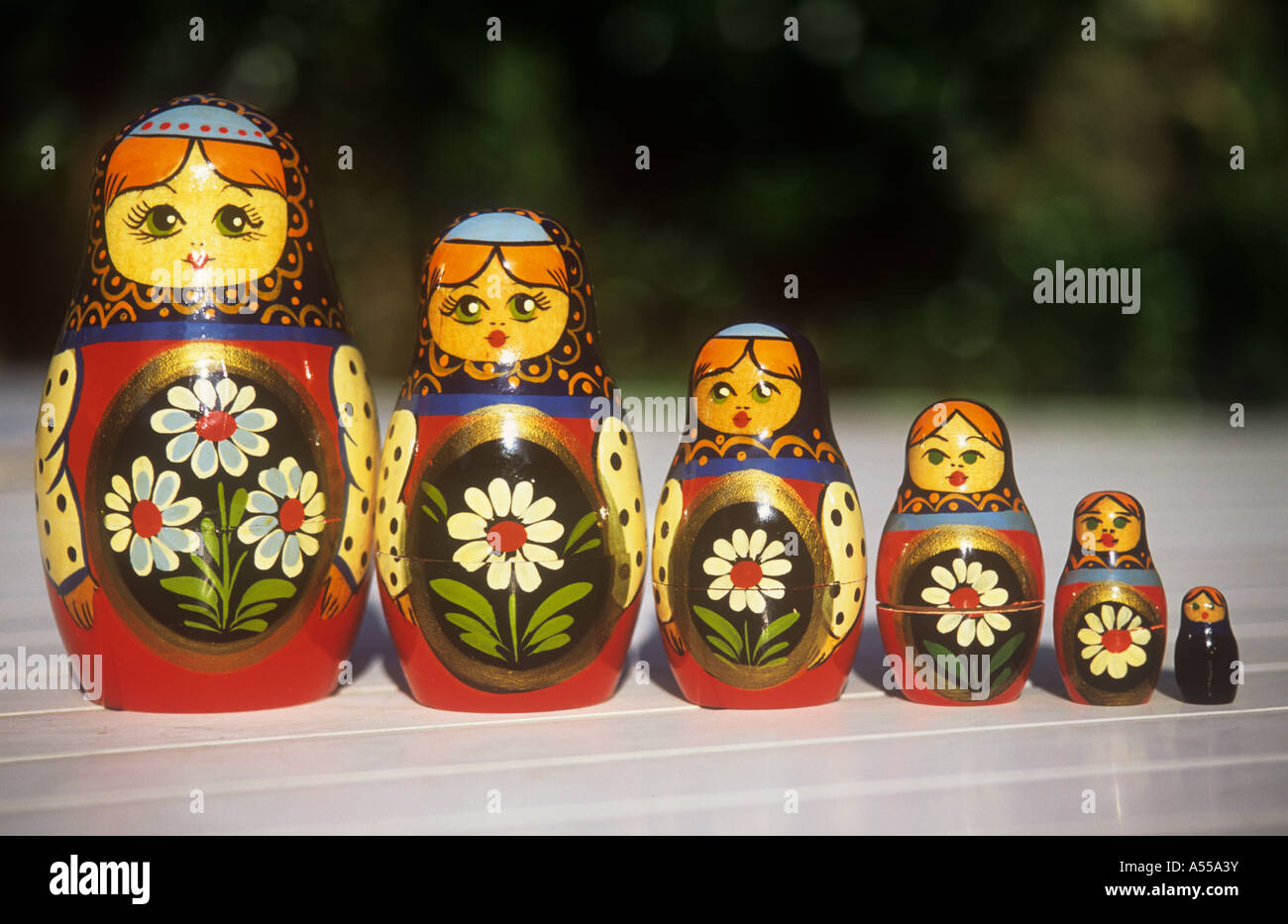 Russian dolls, babushka series Stock Photo - Alamy
