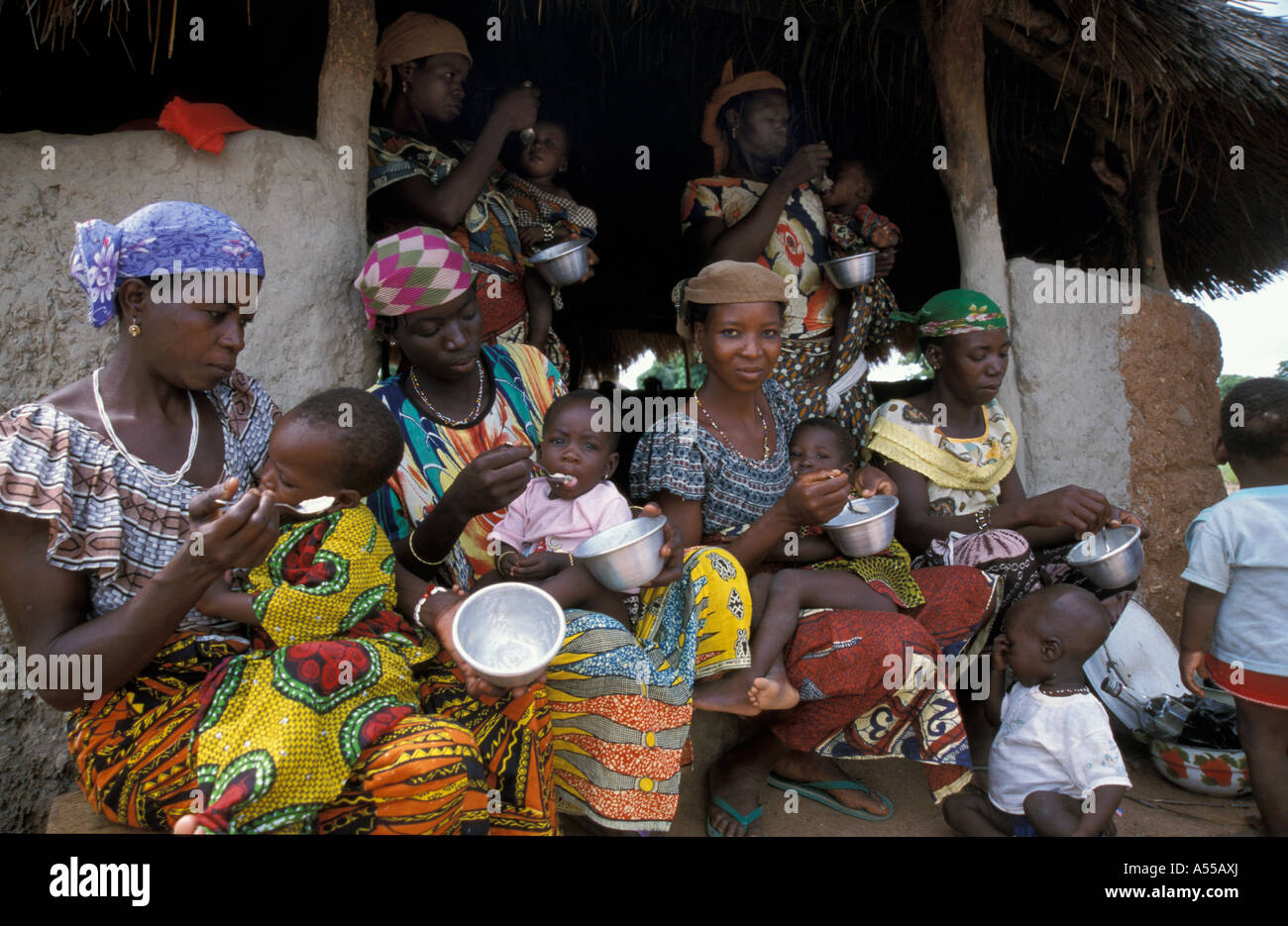 Painet ik0210 benin babyfeeding mother child health clinic food usa ...