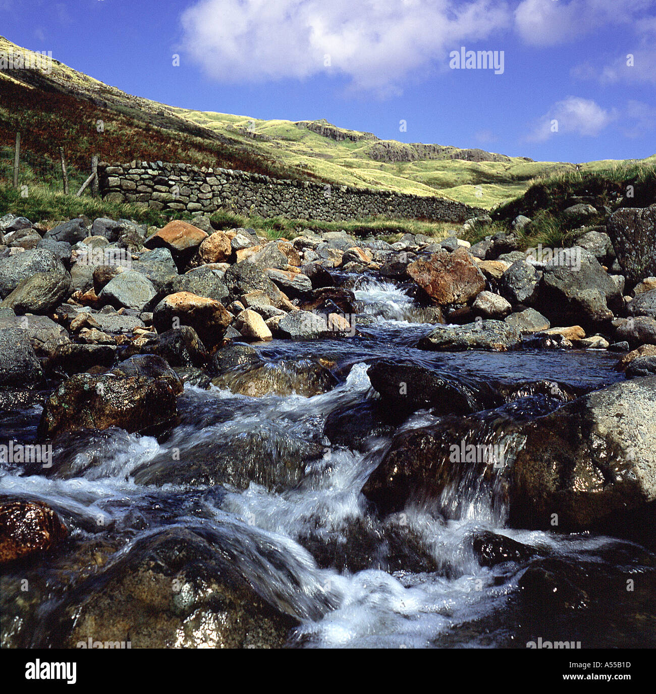 Lake District stream, Cumbria, England, UK Stock Photo - Alamy