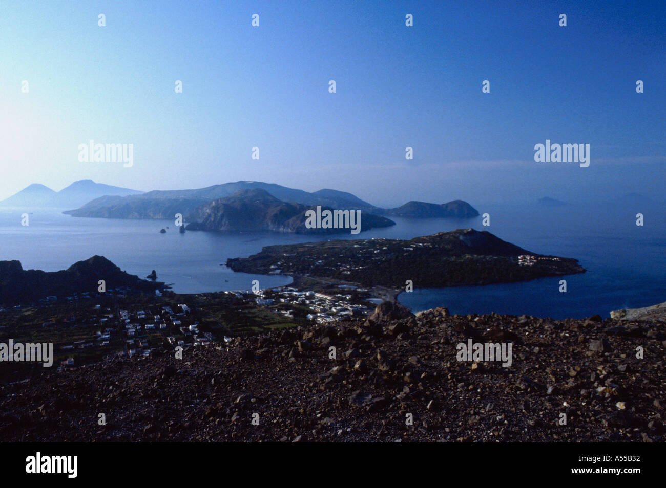 Eolie islands Sicily Italy Stock Photo - Alamy