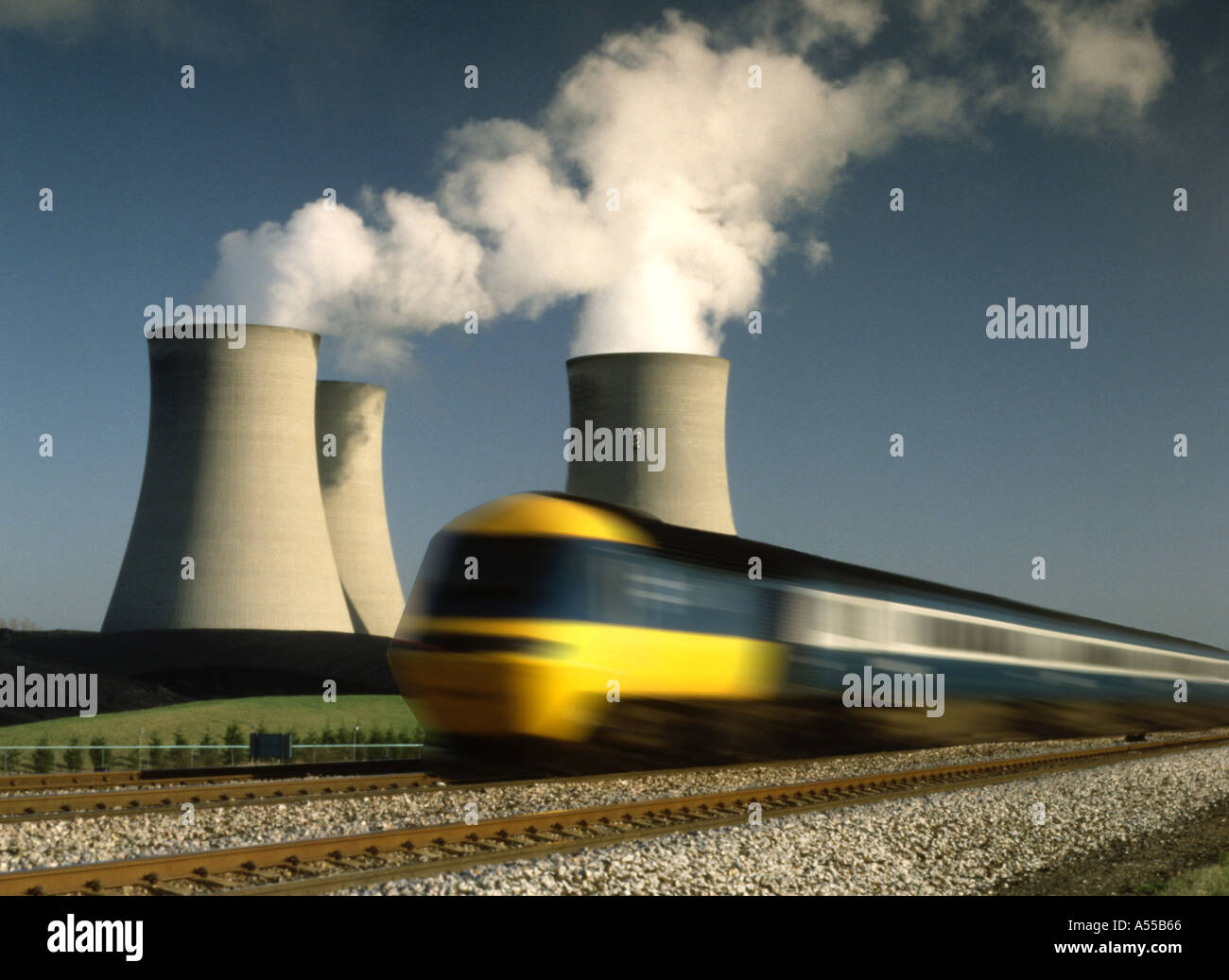 Power station train hi-res stock photography and images - Alamy
