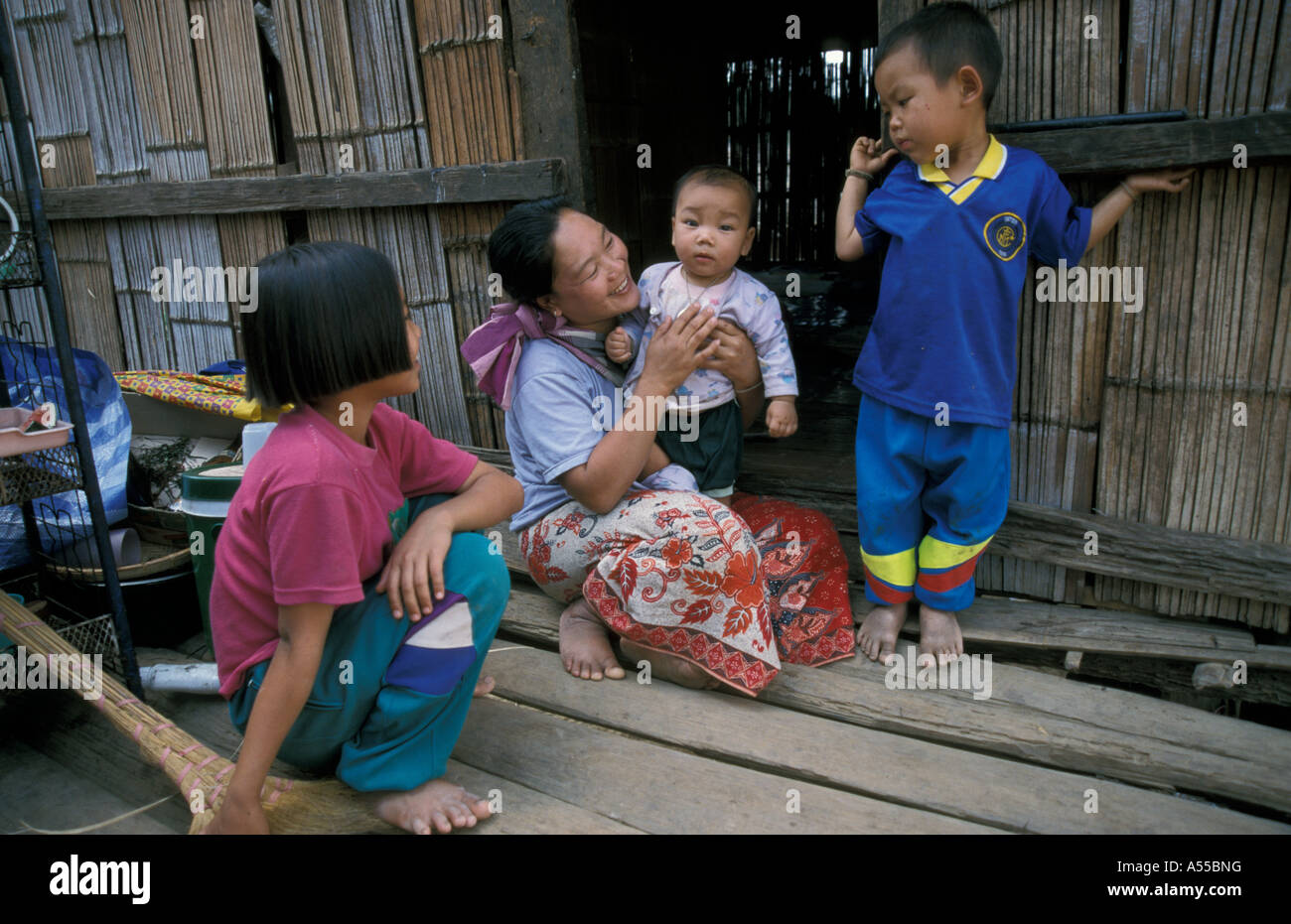 Thailand family generations hi-res stock photography and images - Alamy