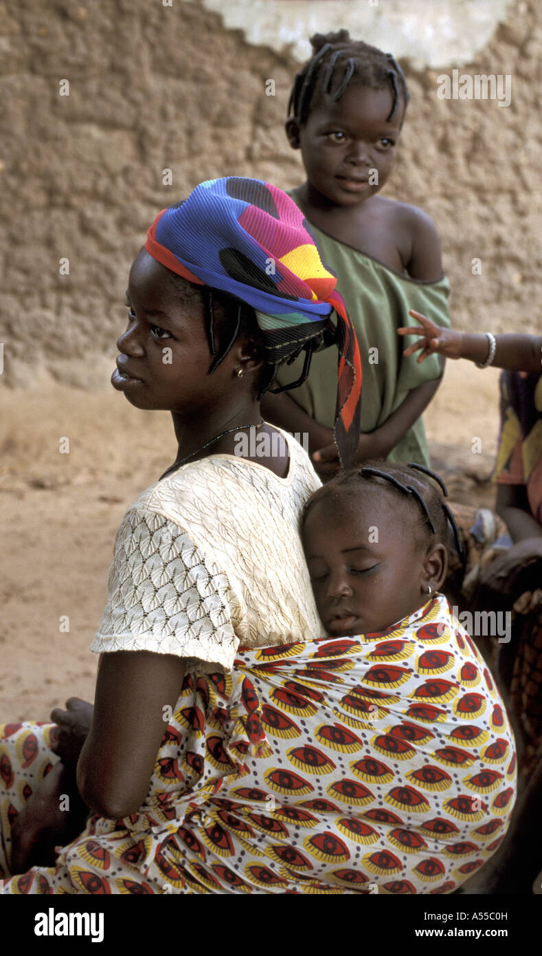 Painet ik0230 benin mother child bembereke country developing nation ...