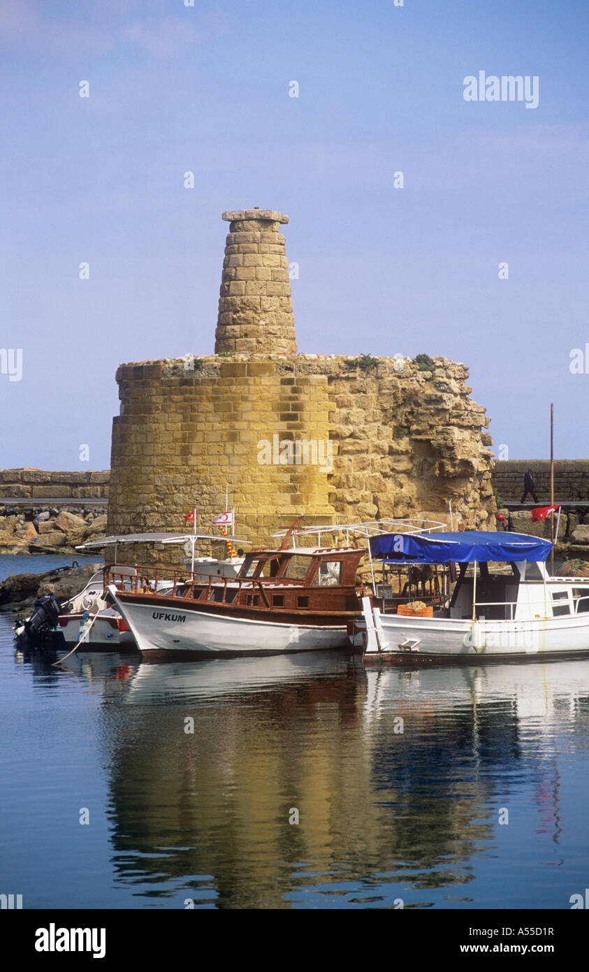 boats in harbour, Kyrenia, Northern Cyprus, T.R.N.C Stock Photo - Alamy