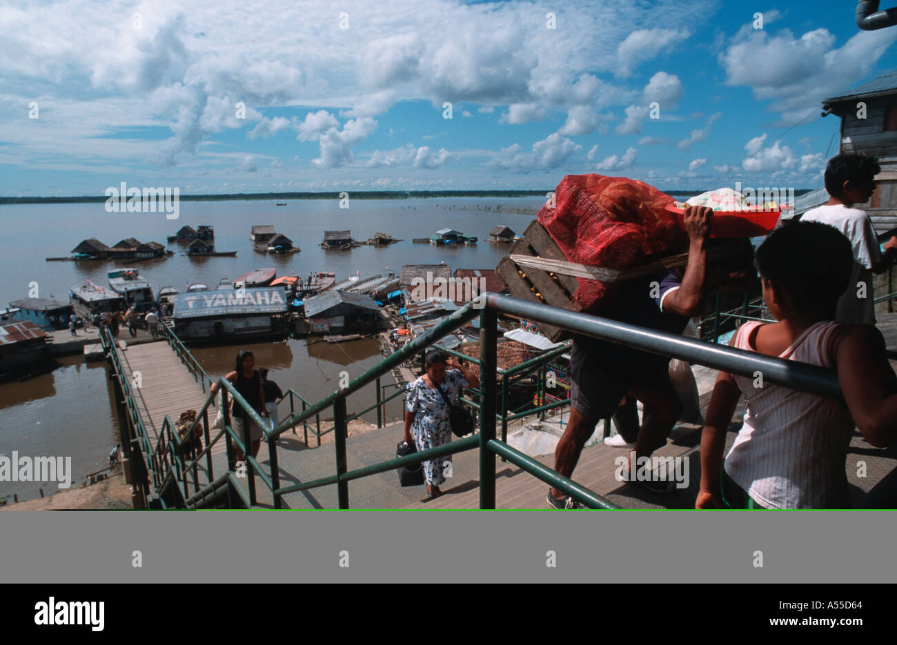 Iquitos New Port Peru Stock Photo - Alamy
